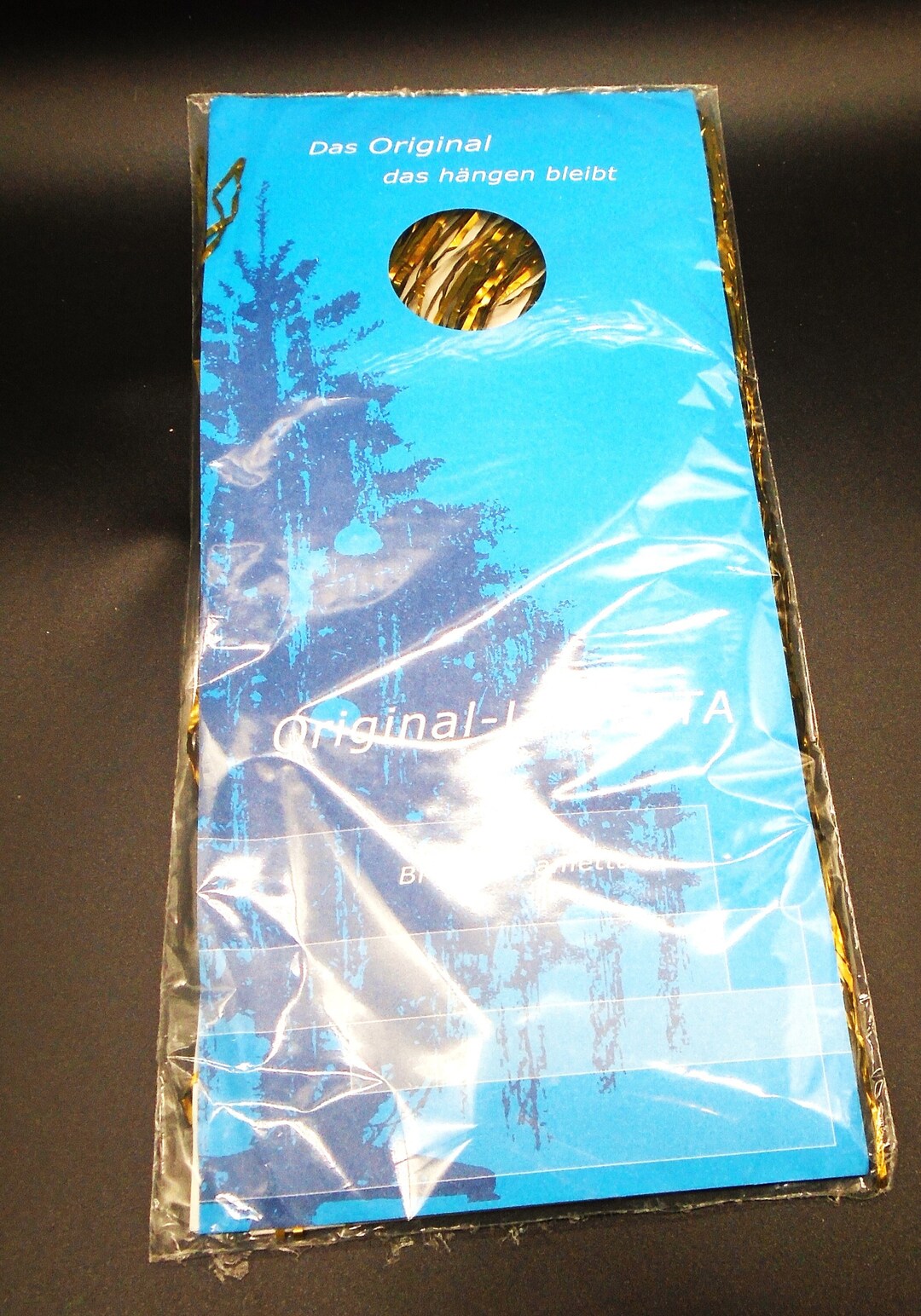 Genuine Lead Tinsel Original-lametta From Germany Color Gold - Etsy