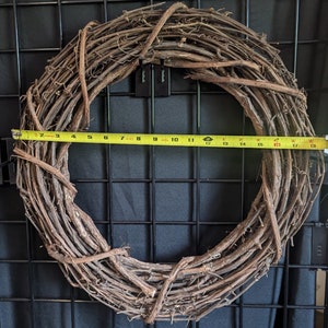 18 Round Grapevine Wreath-wreath Form-wreath Base-wreath Ring-wreath ...