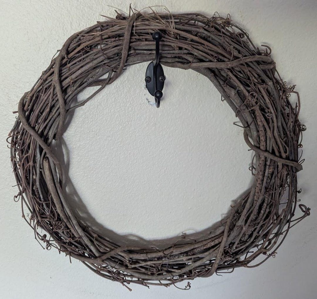 14" Round Grapevine Wreath-wreath Form-wreath Base-wreath Ring-wreath ...