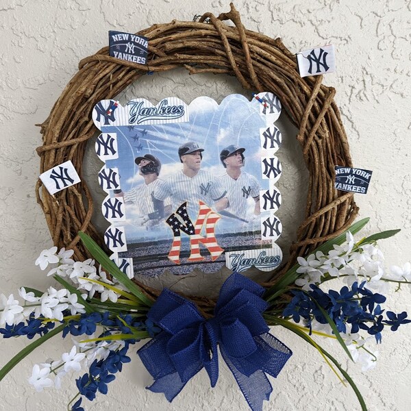 Yankees Wreath - Etsy