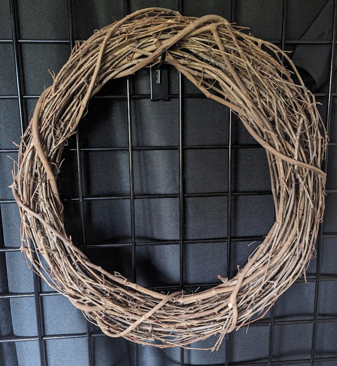 18 Round Grapevine Wreath-wreath Form-wreath Base-wreath - Etsy