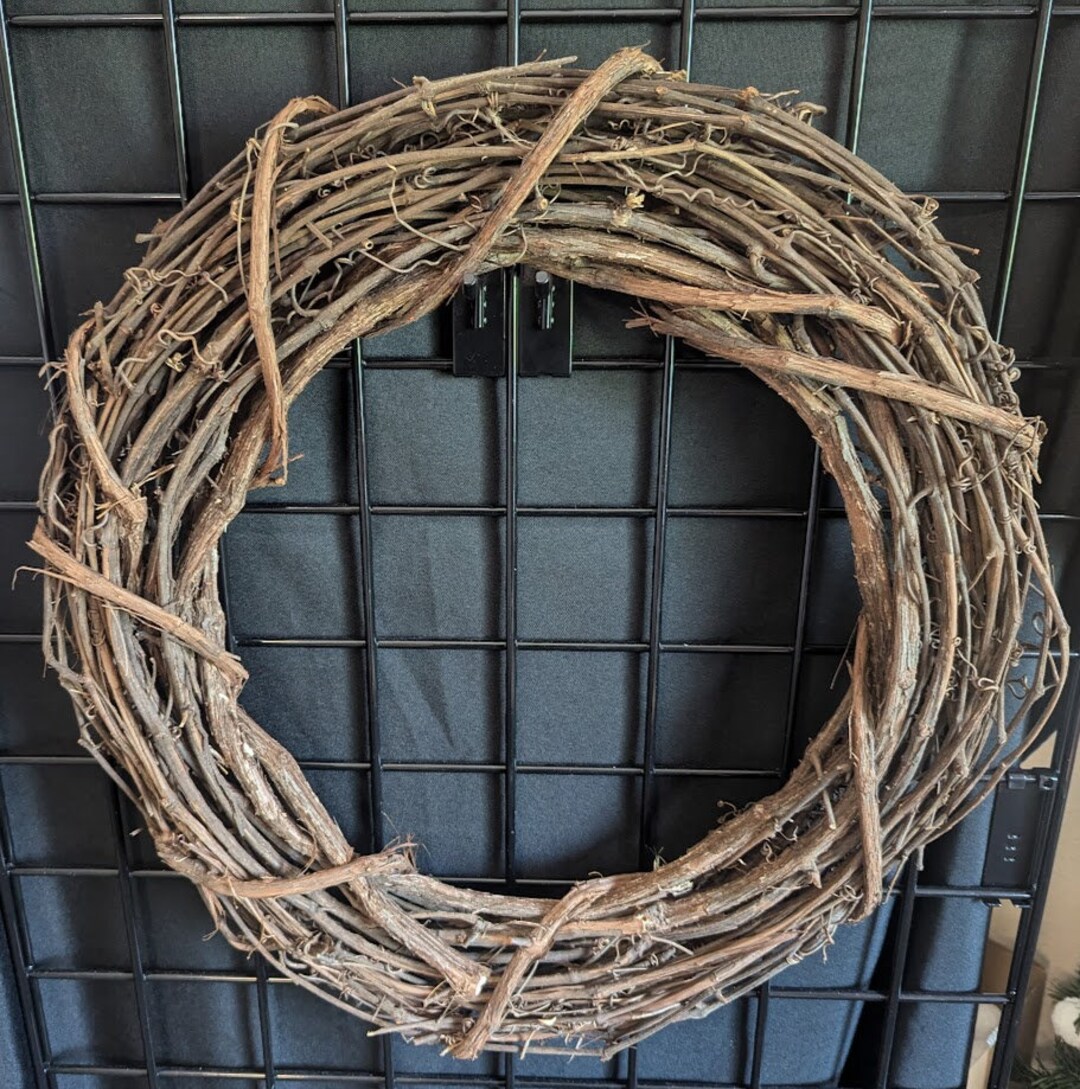18" Round Grapevine Wreath-wreath Form-wreath Base-wreath Ring-wreath ...