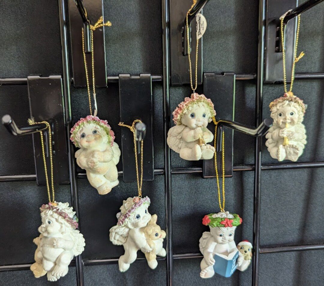 Set of Six Dreamsicle Angel Ornaments - Etsy