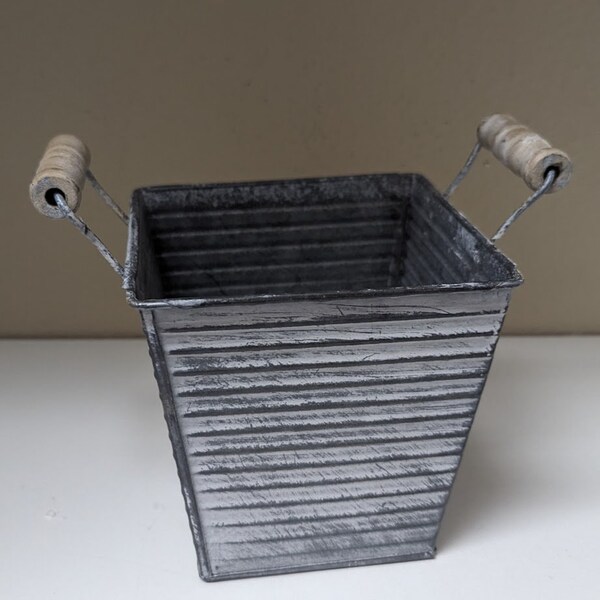 Galvanized Container Small - Etsy