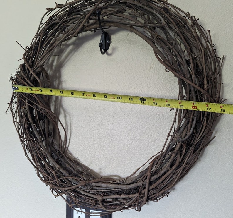 18 Round Grapevine Wreath-wreath Form-wreath Base-wreath - Etsy