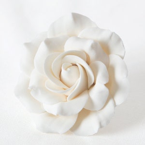 Lace Rose Sugar Flower Cake Topper | Gum Paste Flowers for Cake ...
