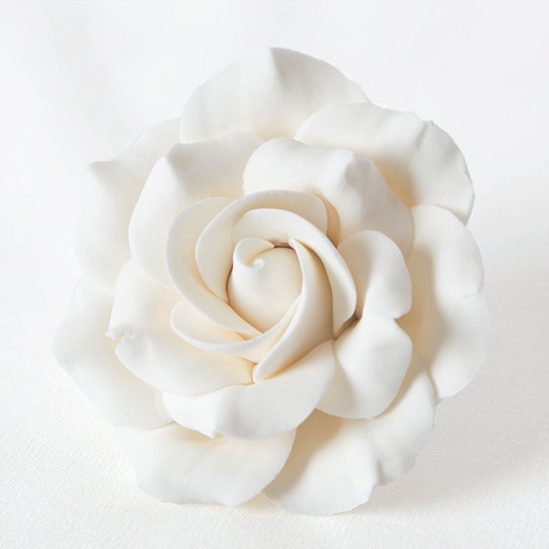 Lace Rose Sugar Flower Cake Topper | Gum Paste Flowers for Cake ...