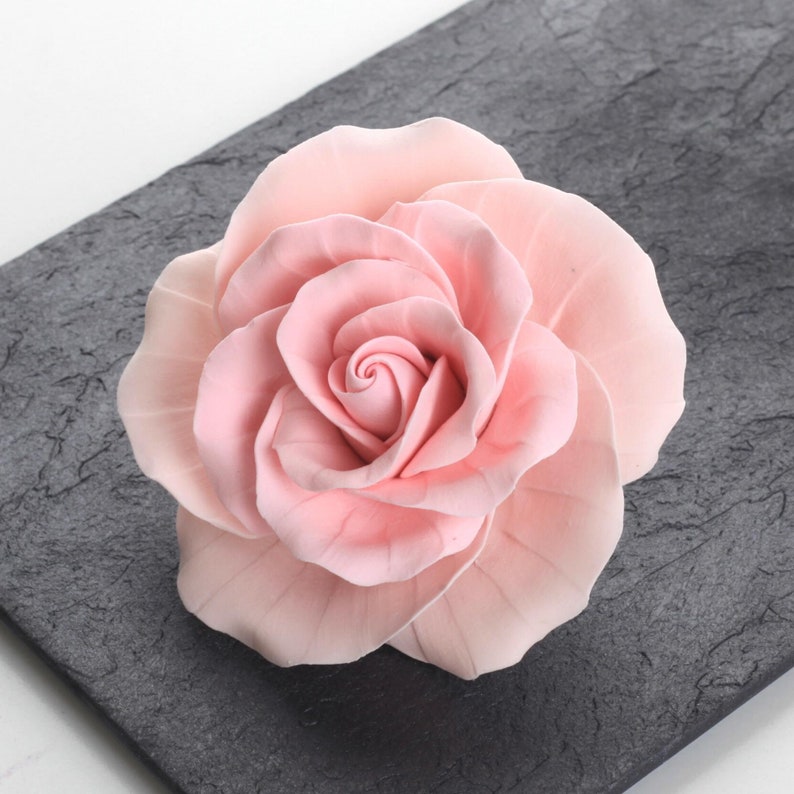 Pink Rose Sugar Flower Cake Topper Assorted Size Gum Paste - Etsy