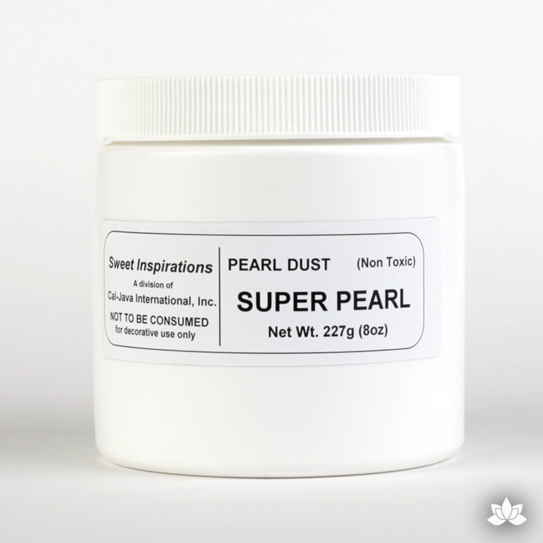 Super Pearl Luster Dust Color | Large Bulk Sizes 8 Oz and 4 Oz Jars and ...