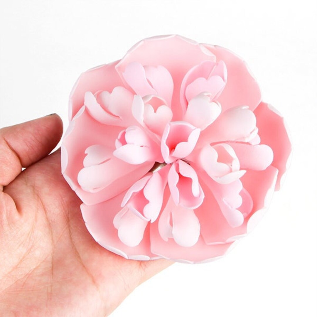 Pink Peony Sugar Flower Cake Toppers | Assorted Size Gum Paste Flower ...