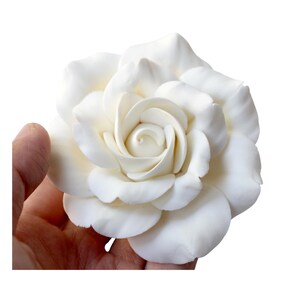 Lace Rose Sugar Flower Cake Topper | Gum Paste Flowers for Cake ...