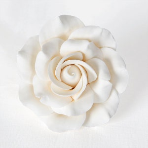 Lace Rose Sugar Flower Cake Topper | Gum Paste Flowers for Cake ...