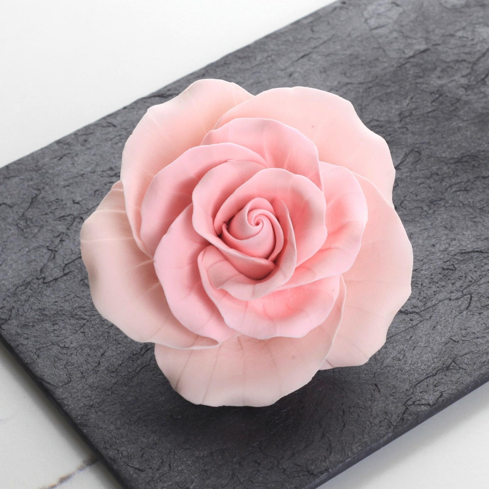 Pink Rose Sugar Flower Cake Topper Assorted Size Gum Paste - Etsy