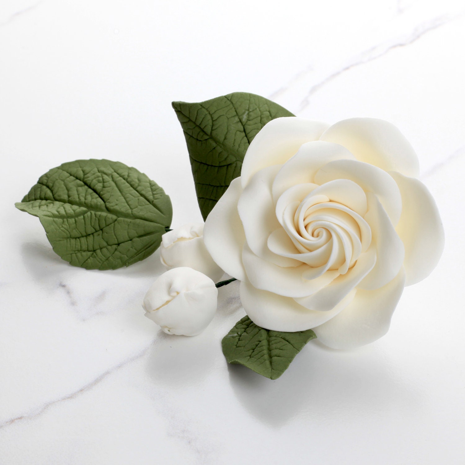 Chantel Rose Sugar Flower Cake Topper Gum Paste Flower Spray - Etsy