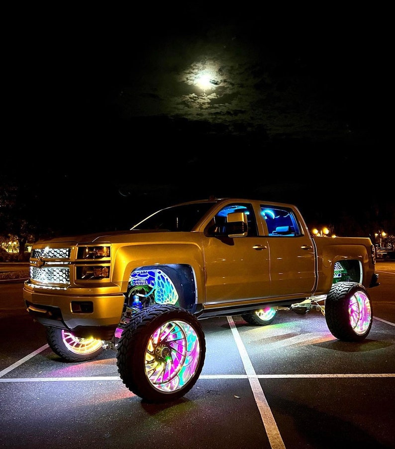 RBG Chasing Wheel Lights (2 Rows) - Etsy