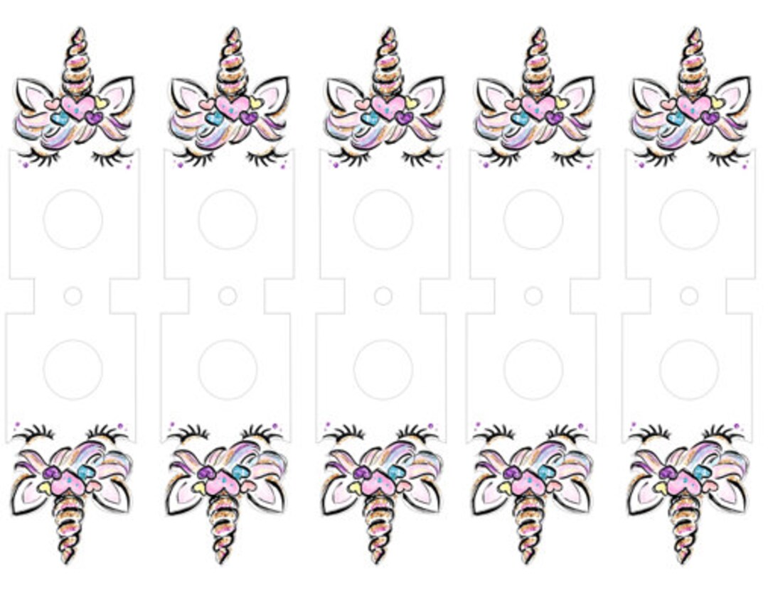 Unicorn Lollipop Holder Party Favors - Etsy