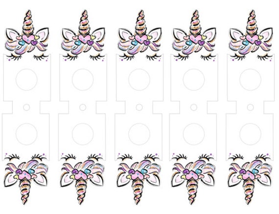 Unicorn Lollipop Holder Party Favors | Etsy