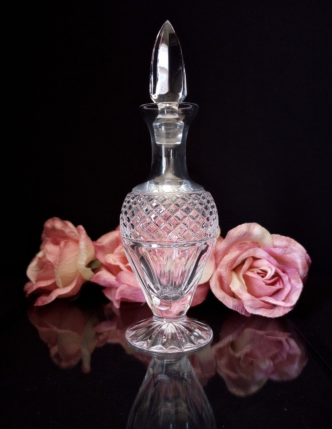 Atlantis Crystal Perfume Bottle - Etsy