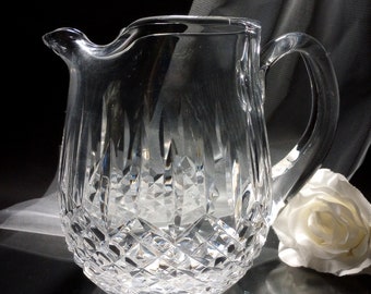 Vintage Waterford Crystal Glass Pitcher Wedding Gift Crystal ...