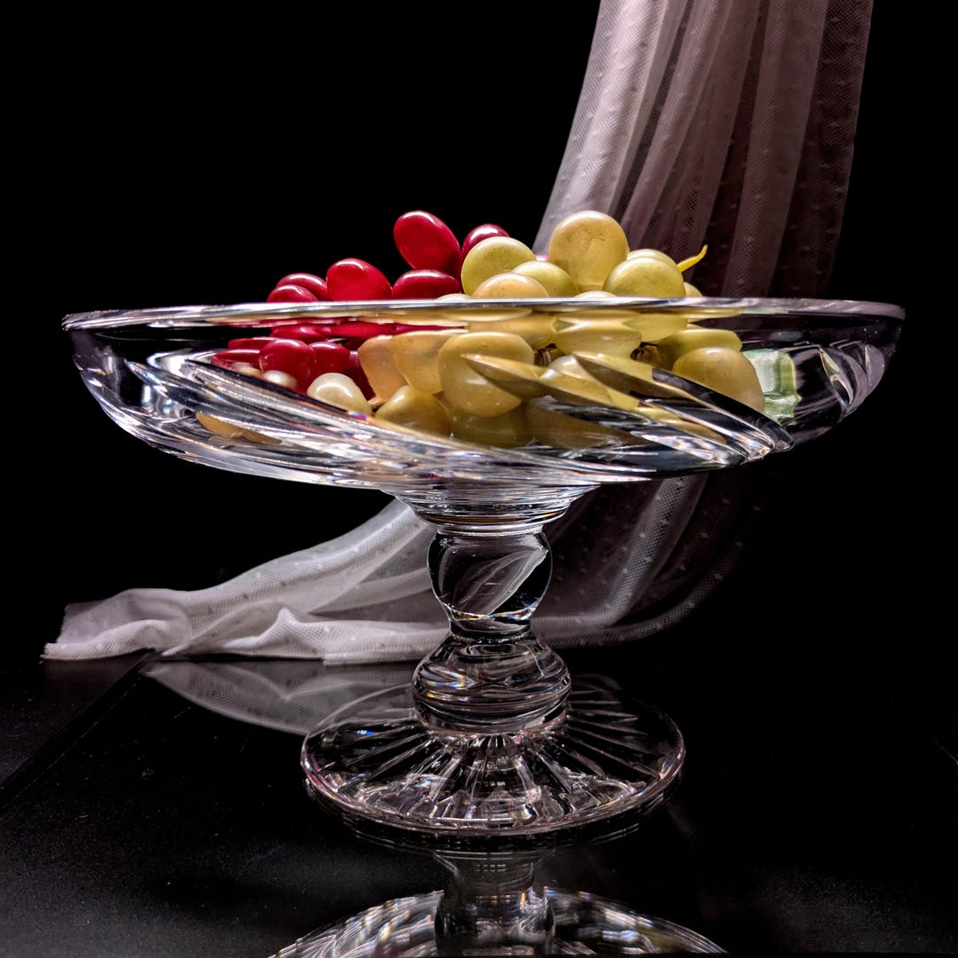 Stuart Crystal Zephyr Compote - Etsy