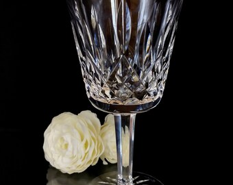 Waterford Crystal Vintage Set of 6 Rosslare Cut Pattern Water Goblet ...
