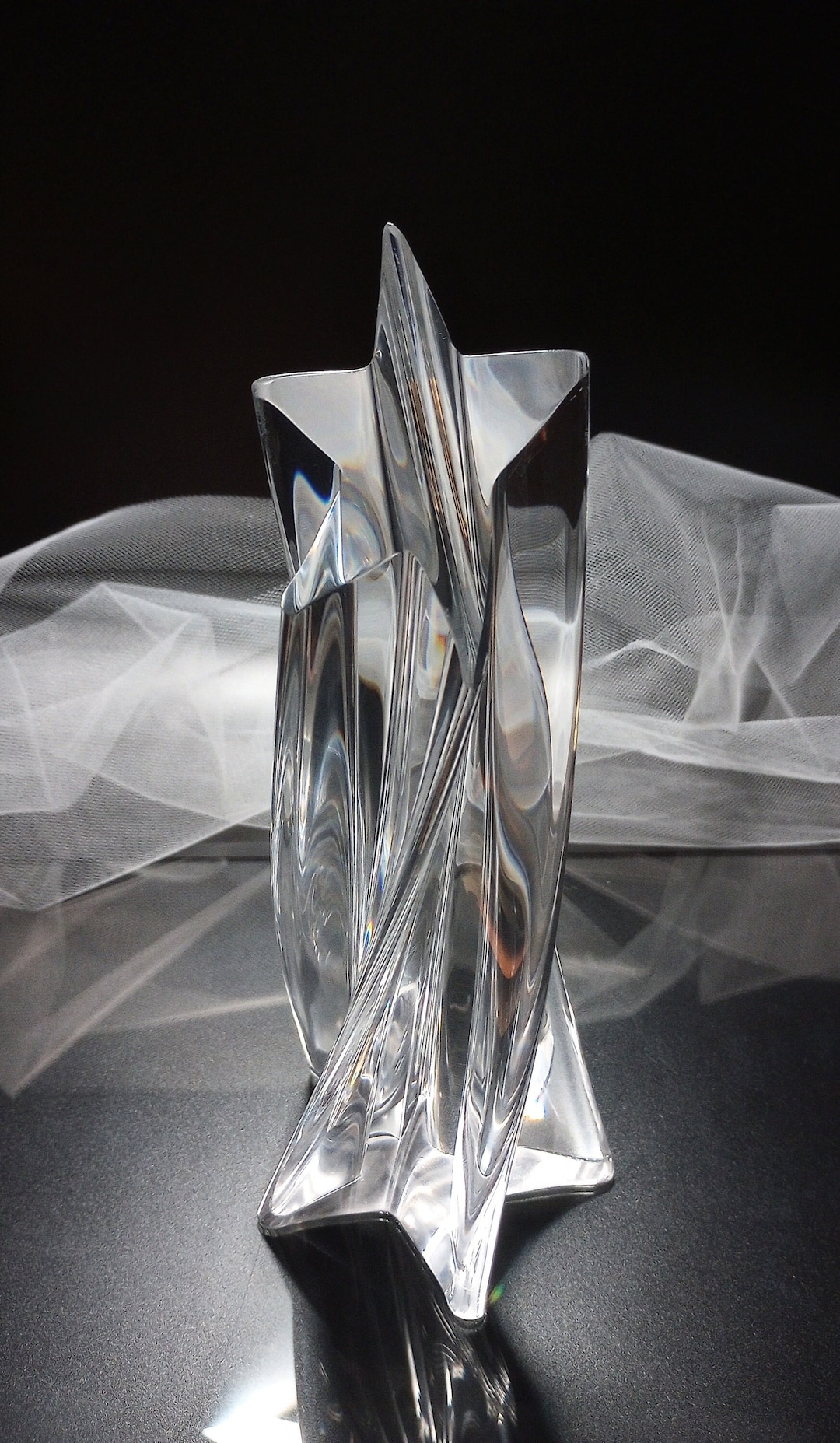 Steuben Crystal Shining Star Figurine, Designed by David Dowler - Etsy