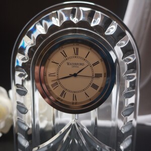 Waterford Crystal Overture Desk Clock - Etsy