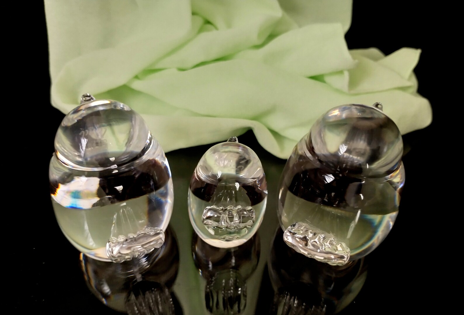 Hadeland Glassverk Crystal Birds Set of 3 - Etsy