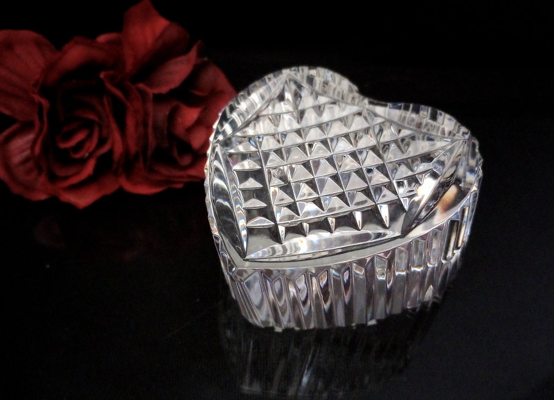 Waterford Crystal Heart Paperweight - Etsy