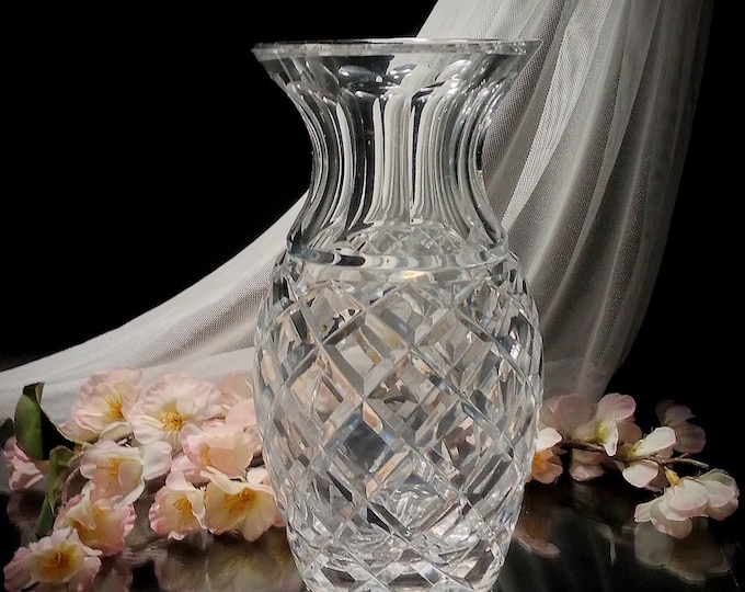 Waterford Crystal 7-inch Flower Vase - Etsy