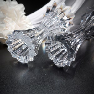 Miller Rogaska Crystal Candlesticks, Pair - Etsy