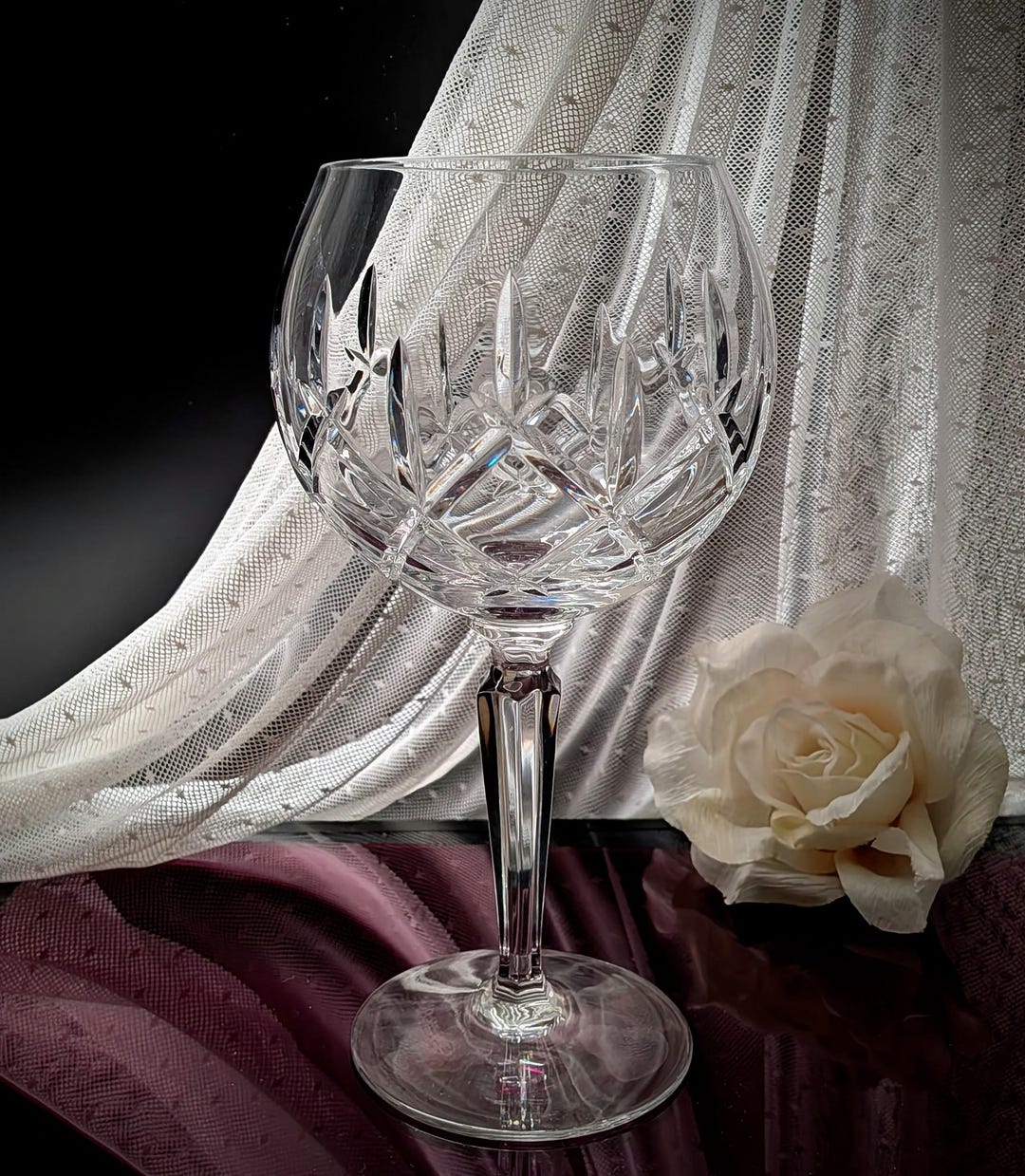 Gorham Crystal Lady Anne Balloon Wine Glass - Etsy