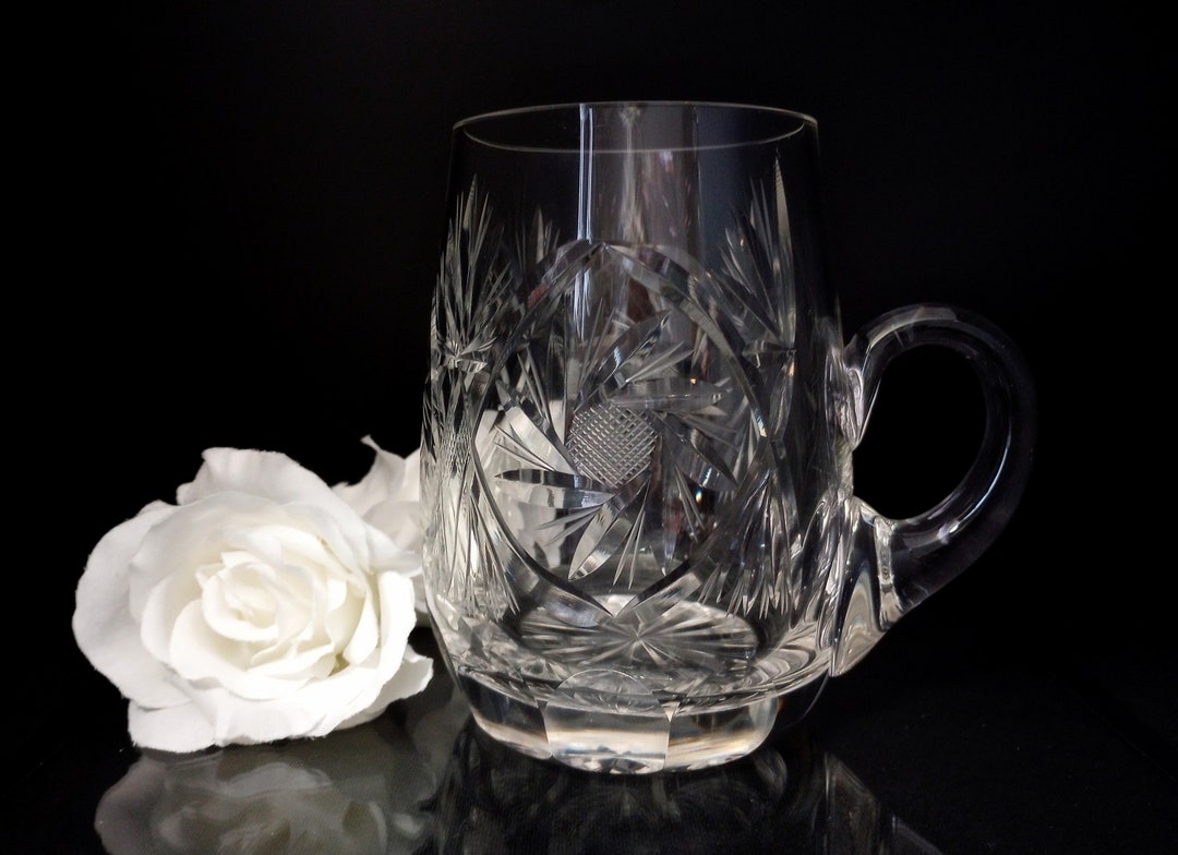Cut Crystal Tankard - Etsy