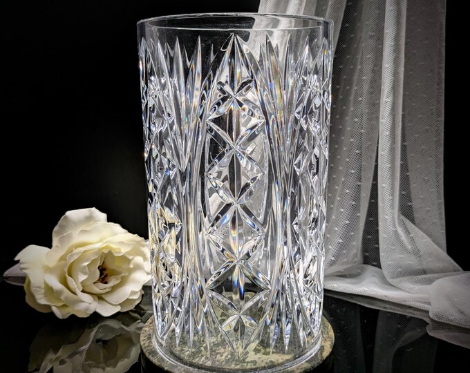 Waterford Crystal Hurricane Lamp With Marble Base, Ah Chara Failte - Etsy