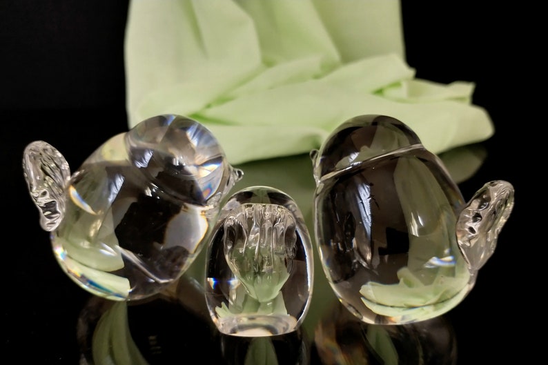 Hadeland Glassverk Crystal Birds Set of 3 - Etsy