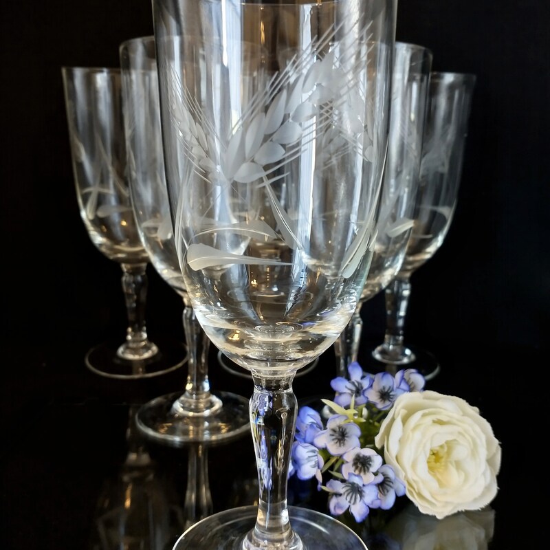 Crystal Stemware - Etsy