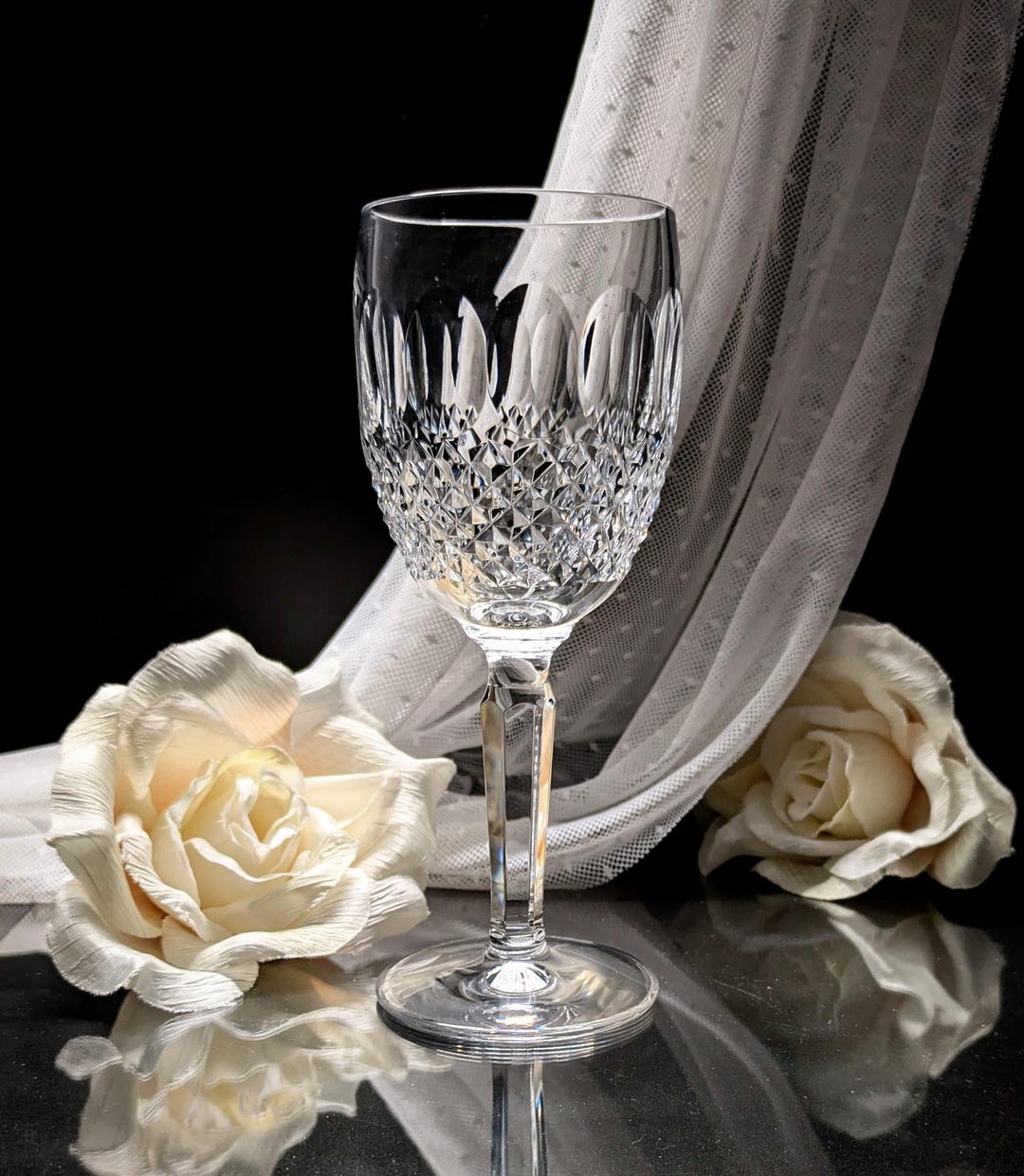 Waterford Crystal Colleen Tall Stem Claret Glass - Etsy