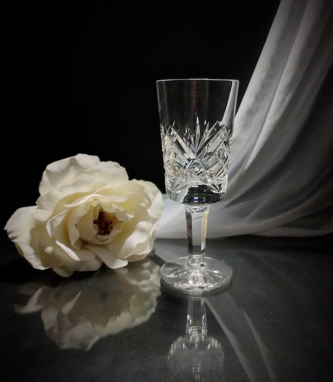 Cavan Crystal Sheelin Sherry Glass, 2 Available - Etsy