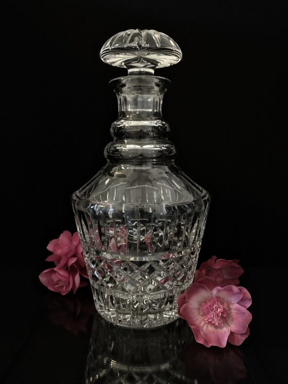 Georgian-style Cut Crystal Spirits Decanter - Etsy