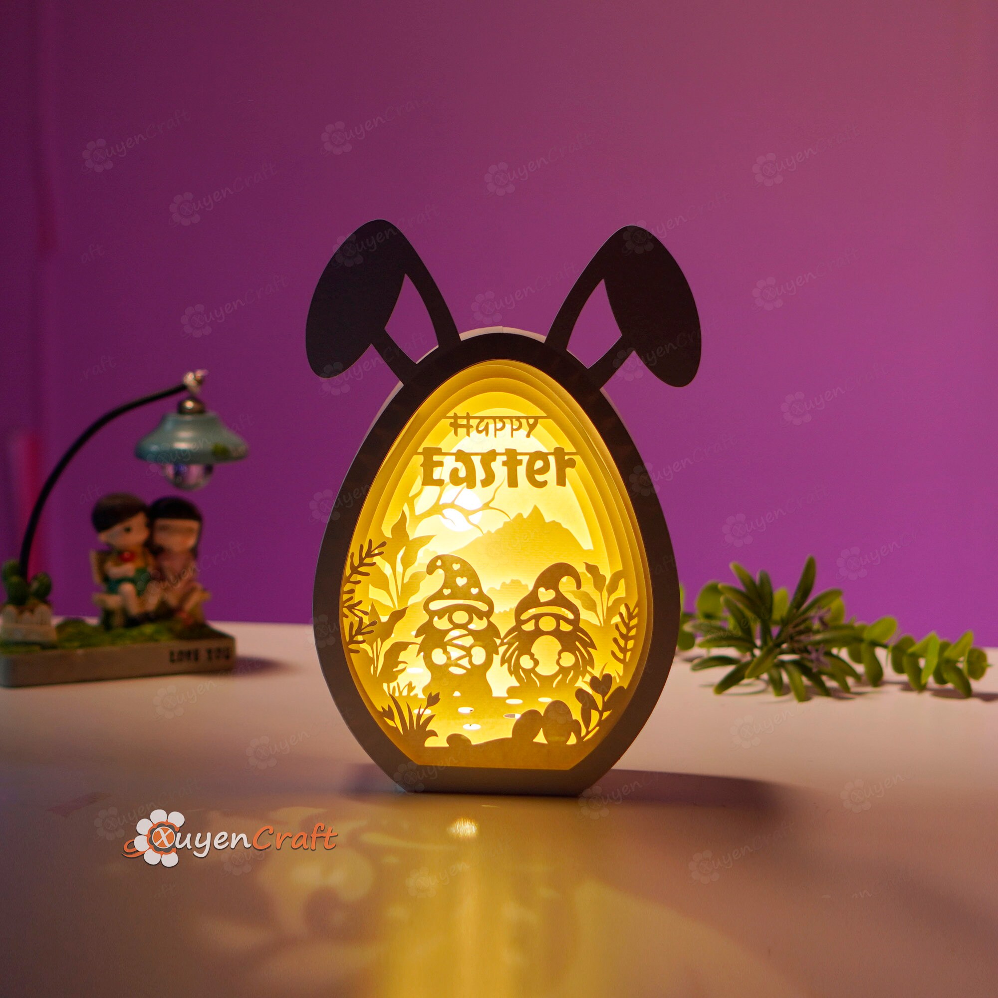 Pack 3 Easter Egg Shadow Box SVG for Cricut Projects Easter - Etsy UK