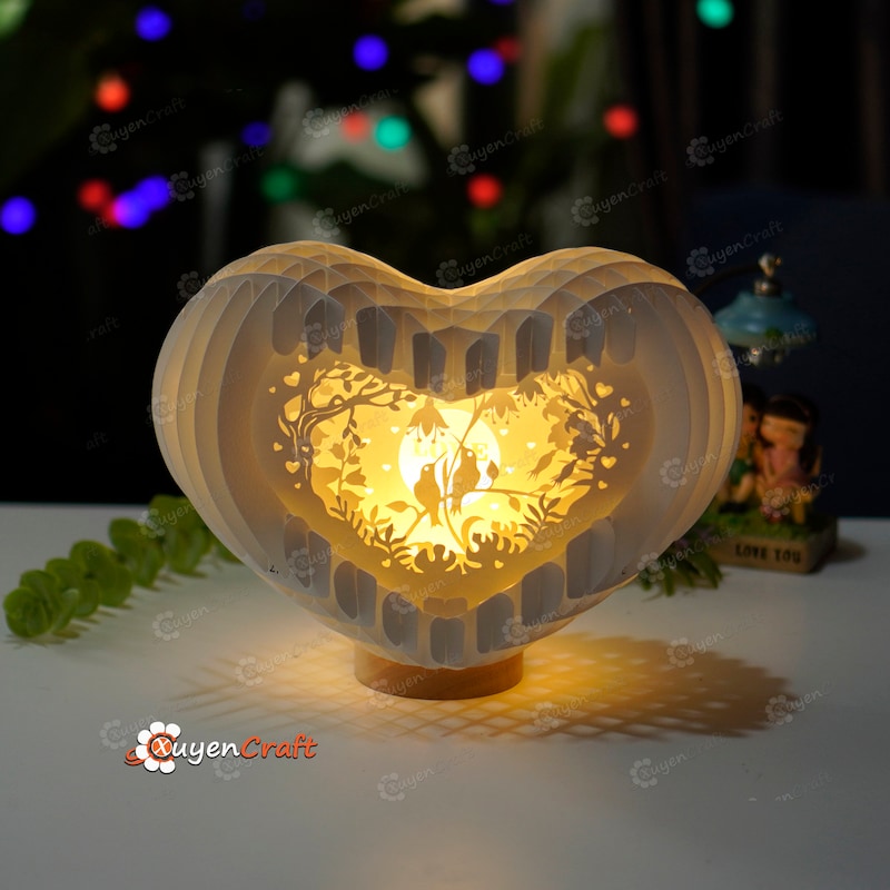 Decorative Light Box Hearts - Etsy