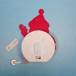 Christmas Santa Shadow Box PDF, SVG Light Box for Cricut Projects ...