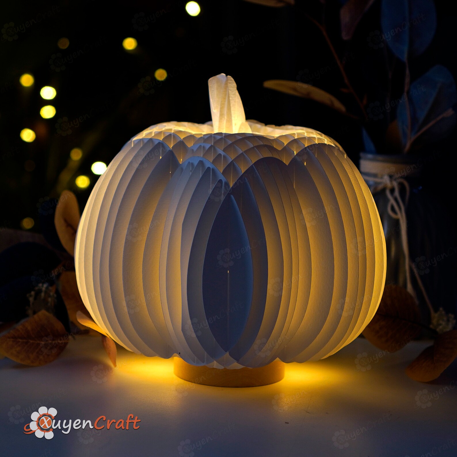 Halloween Pumpkin Pop up SVG Studio PDF Template Halloween - Etsy