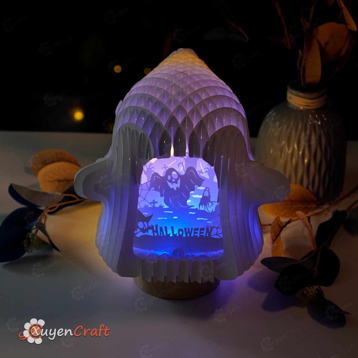 Pack 3 Ghost Pop up 3D SVG for Cricut Scanncut Cameo4 - Etsy