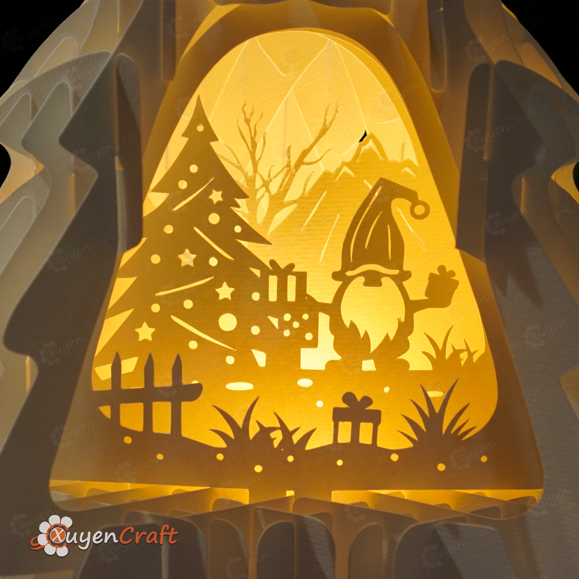 Christmas Tree 3D Pop up 02 PDF SVG Template Paper Craft - Etsy