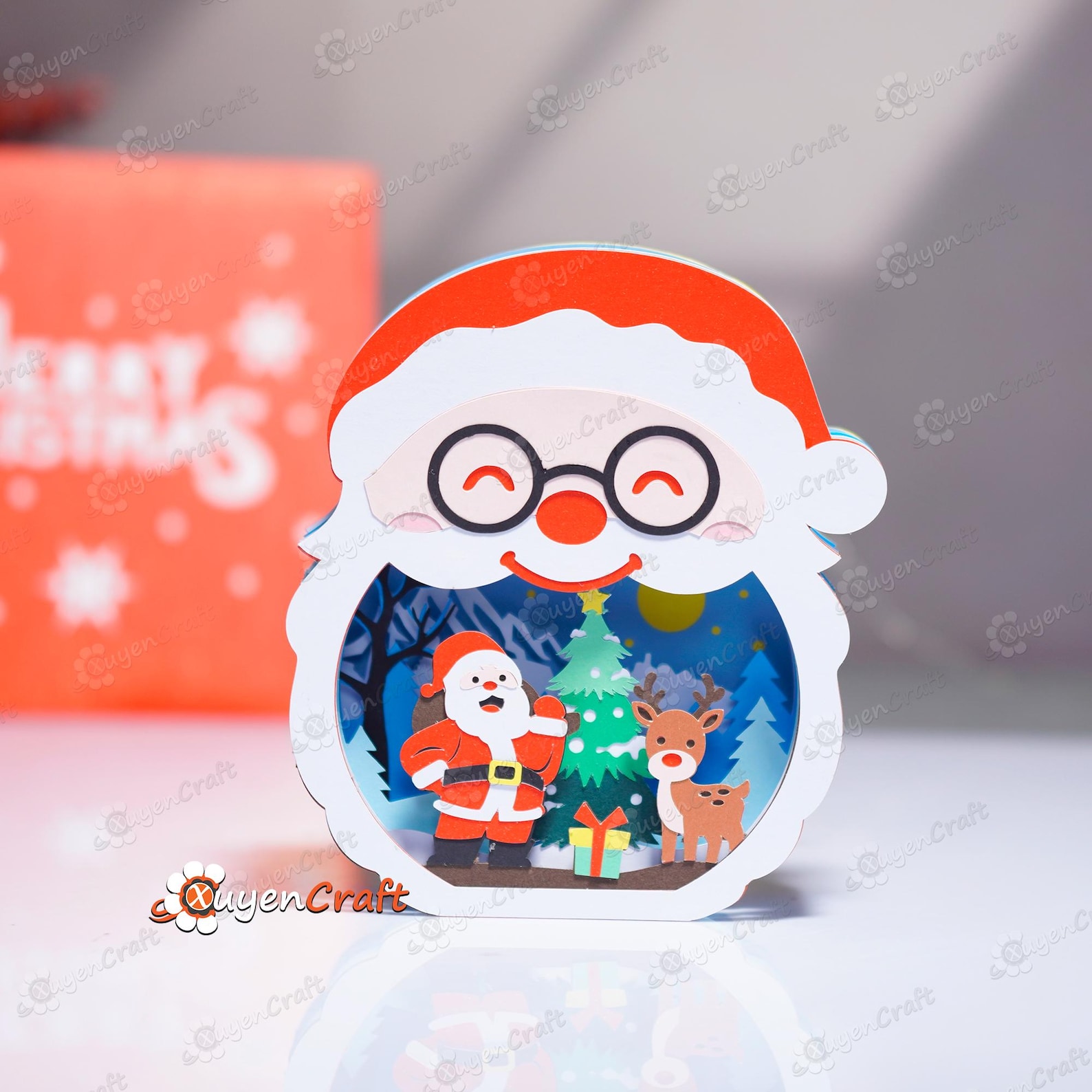 Pack 6 Christmas 3D Pop-up Card Templates – Nativity, Winter Church ...