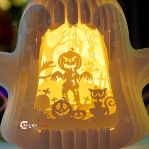 Pack 3 Ghost Pop up 3D SVG for Cricut, Scanncut, Cameo4 Template ...