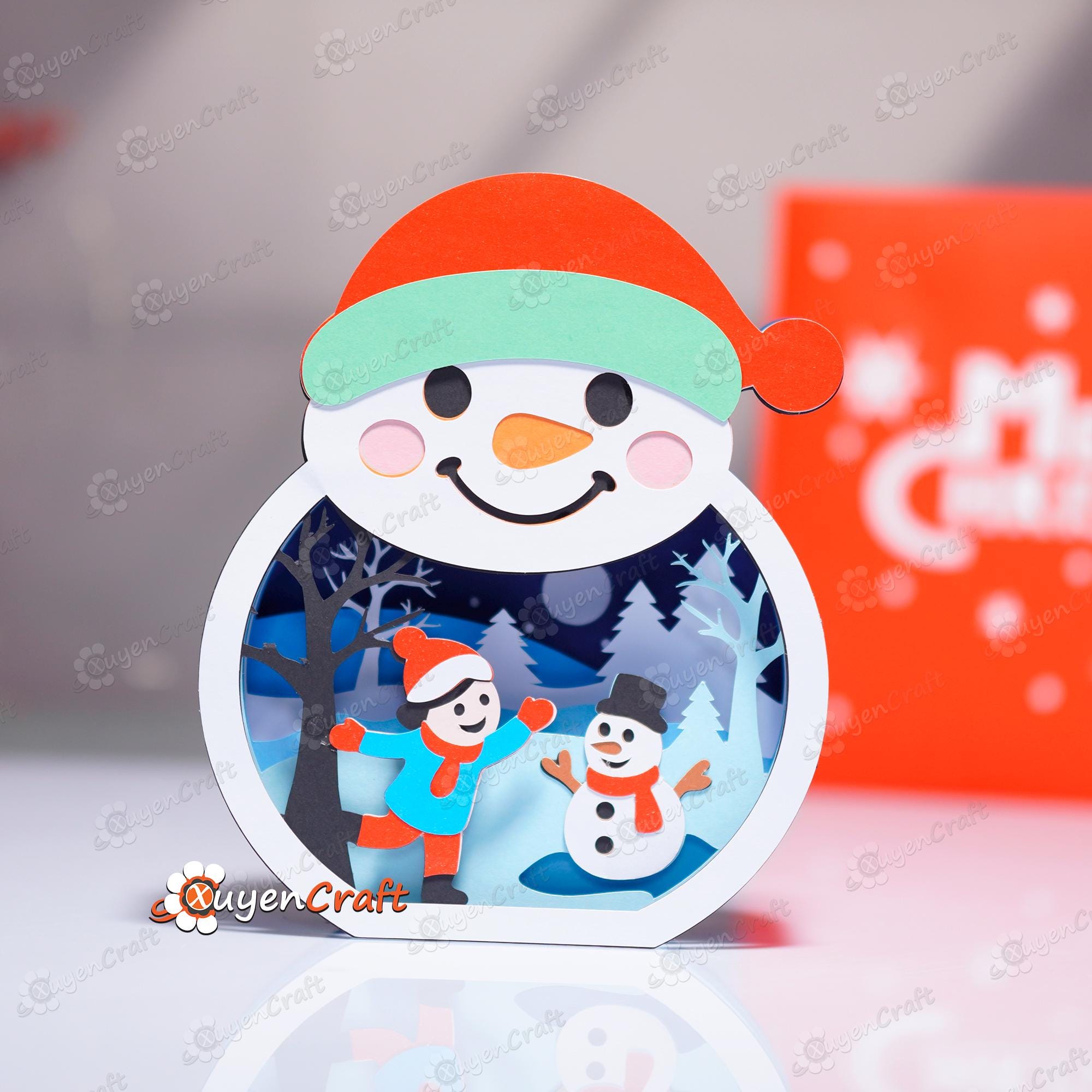 Pack 6 Christmas 3D Pop-up Card Templates – Nativity, Winter Church ...