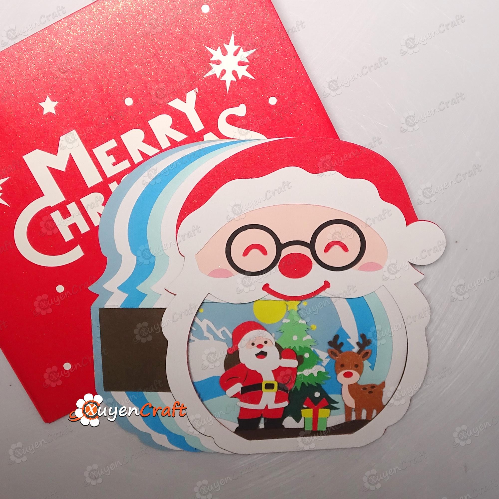 Pack 6 Christmas 3D Pop-up Card Templates – Nativity, Winter Church ...