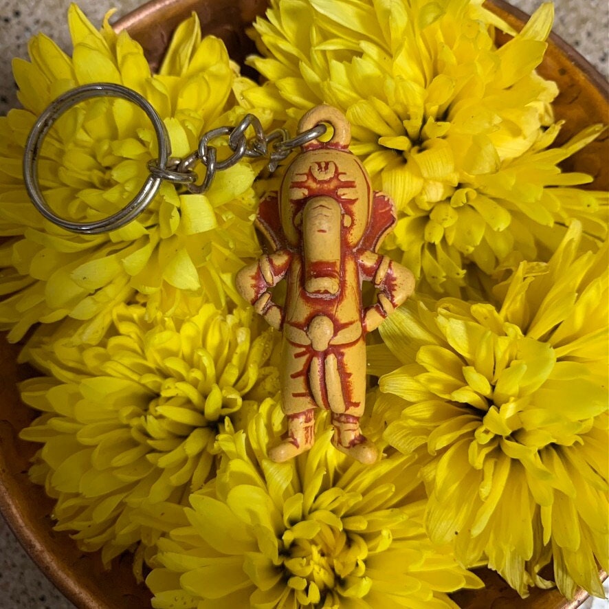 Ganesha / Ganapati Keychain Made in India Authentic - Etsy